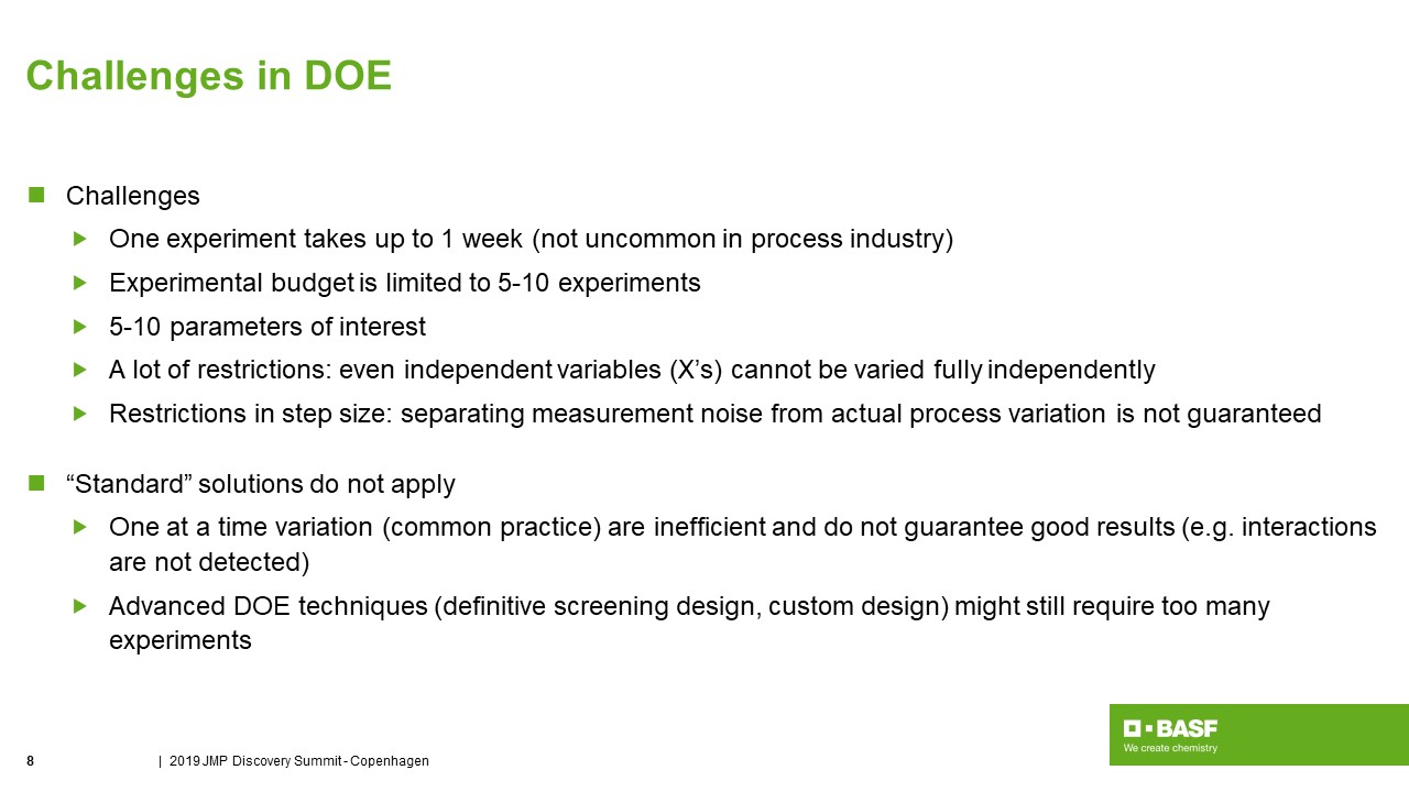 DOE for World-Scale Manufacturing Processes: Can We Do Better? ( 2019 ...