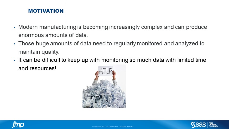 Large Scale Process Monitoring Using Jmp® 2019 Eu Tut 069 Jmp User Community