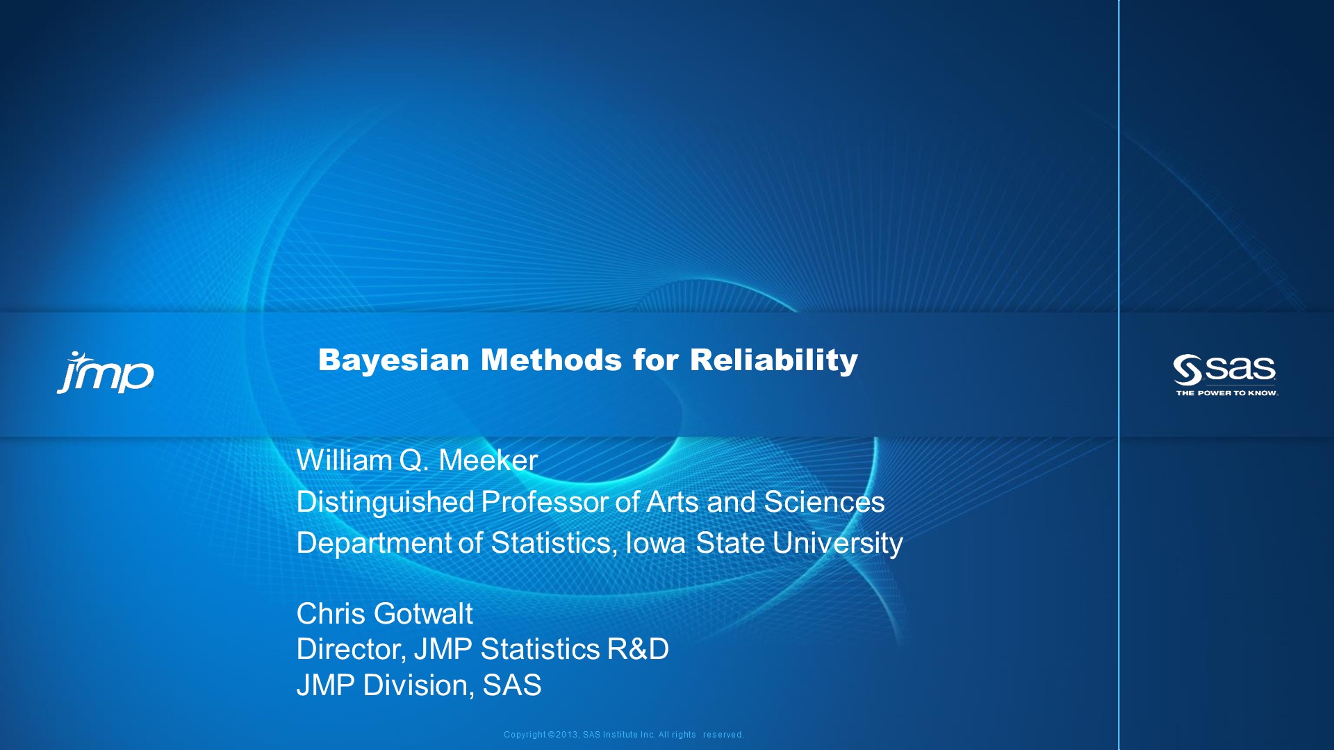 The Use of Bayesian Methods in Reliability Data Analysis ( 2019-EU-45MP-132 ) - JMP User Community