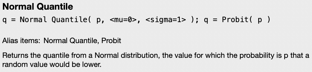 Find Prob of X and Prob Corresponding to X on CDF - JMP User Community