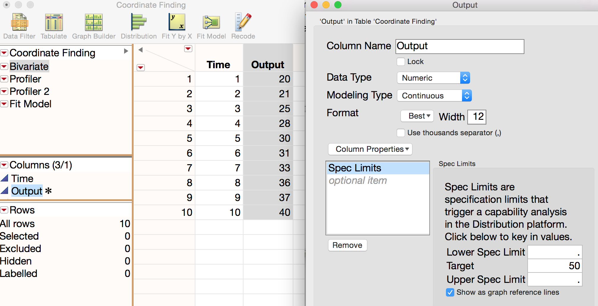 Solved How To Calculate The Intersection Point X Axis Y Axis Values And Display The Out