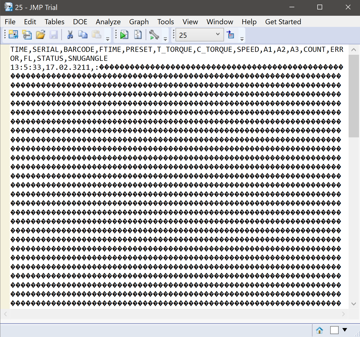 Solved: .csv Import error - JMP User Community