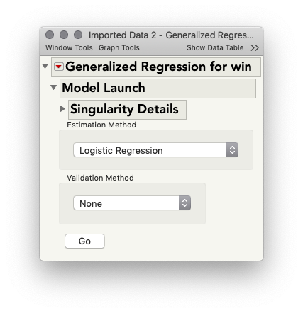 Solved: Generalized Linear Models without intercept - JMP User Community