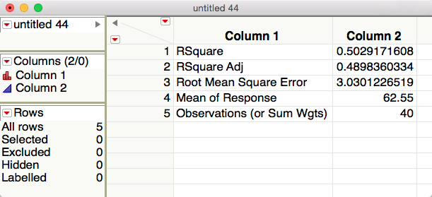 Solved: How to export values from "Fit group" regression analysis from many variables Y ...