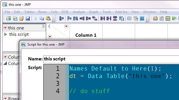 Table Scripts and the Parent Data Table - JMP User Community