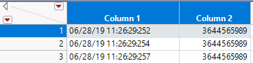 Convert character timestamp to typical numeric format - JMP User Community