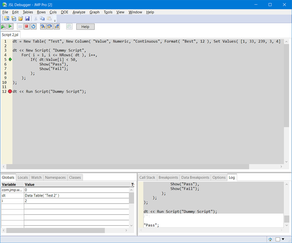 Re: Can the JSL debugger step into nested functions or scripts? - JMP ...