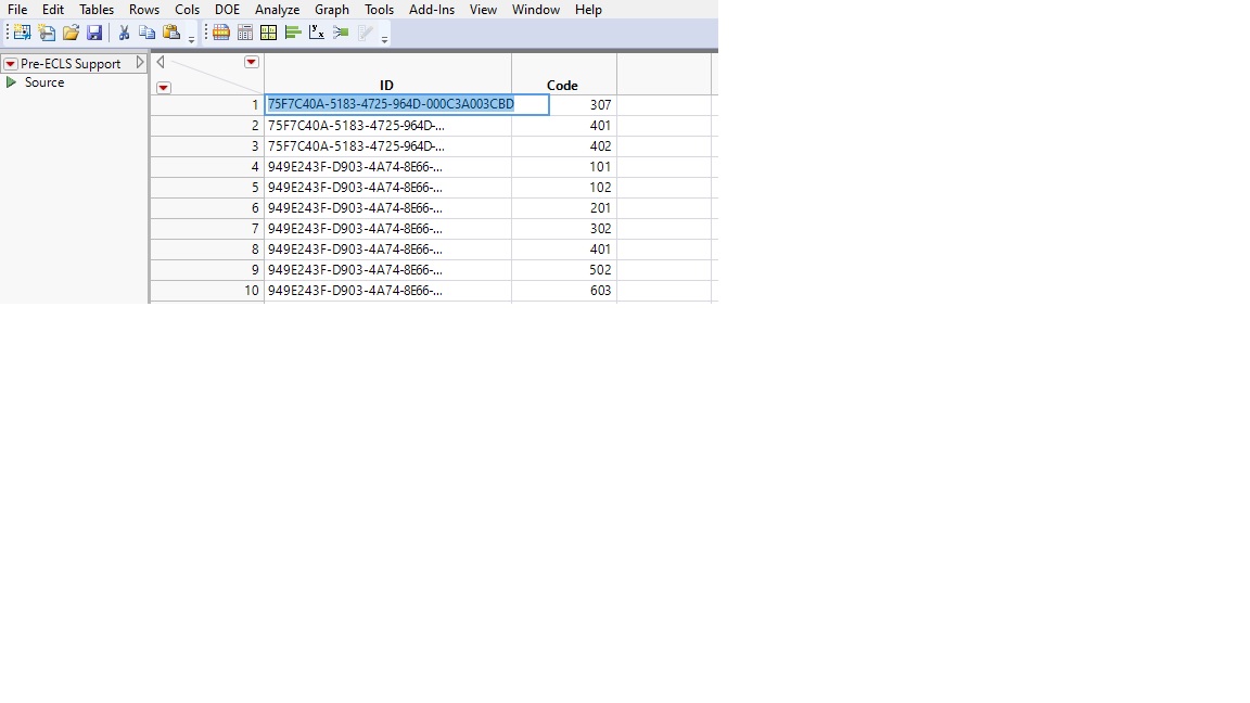 Solved: Combining multiple datasheets into one mastersheet - Can "Table Join" create wi... - JMP ...