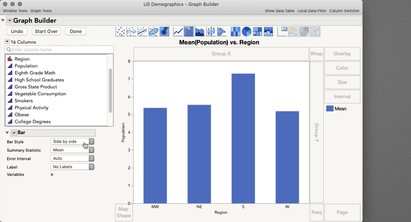 Solved Edit Styles Of Multiple Axes At Once Jmp User Community