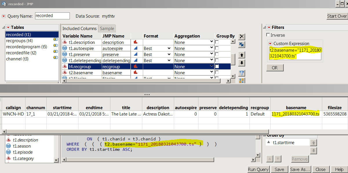 SQL for Cord-Cutters - JMP User Community