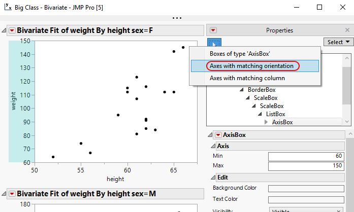 Solved: How to apply display options to multiple results(figures) - JMP User Community