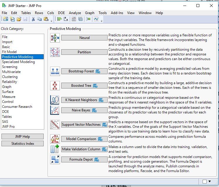 互動式預測建模之思路探討 - JMP User Community