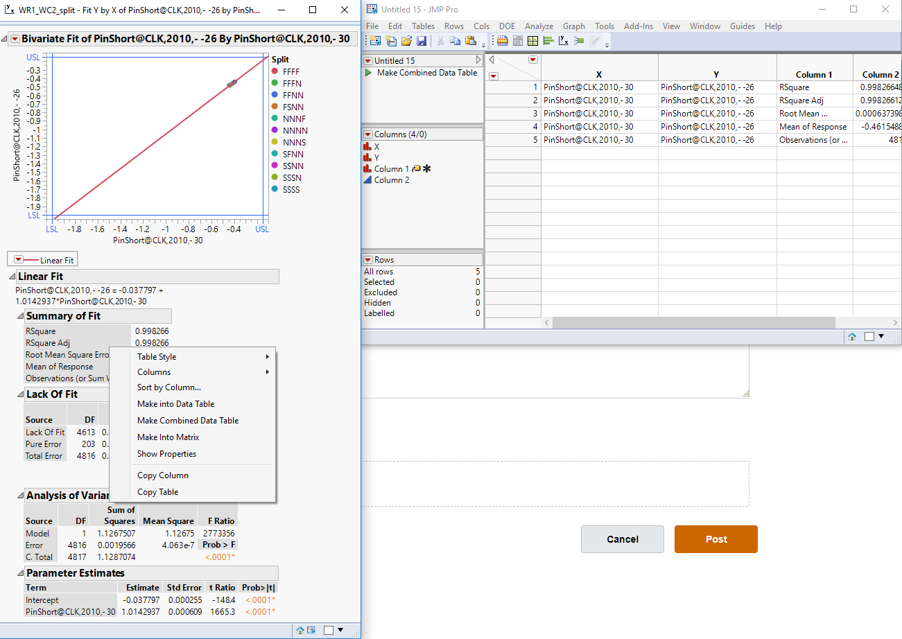 save correlation line fit R2 into data table - JMP User Community