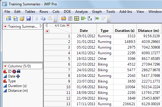 .tcx-file Importer (workout-data) - JMP User Community