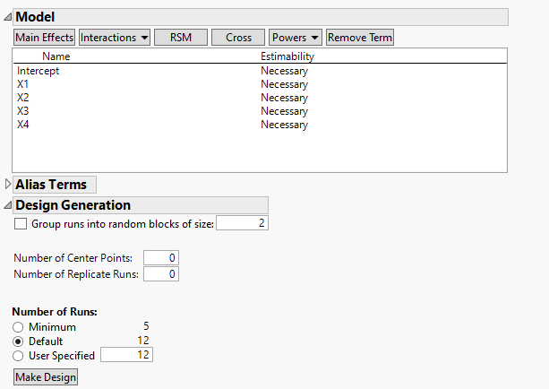 Jmp Custom Doe Vs Full Factorial Doe Jmp User Community 