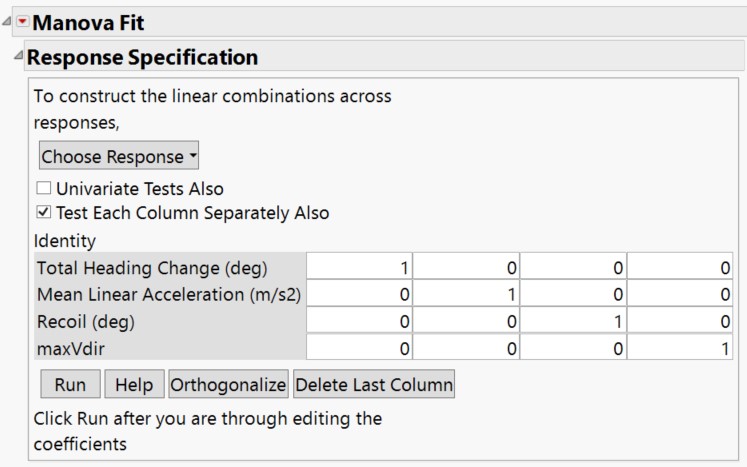 Solved: Fit Model Custom Test Coefficients - JMP User Community