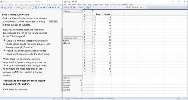 [JMP SEA] JMP on Tuesday Session #4 : Many Means Tutorial - JMP User ...
