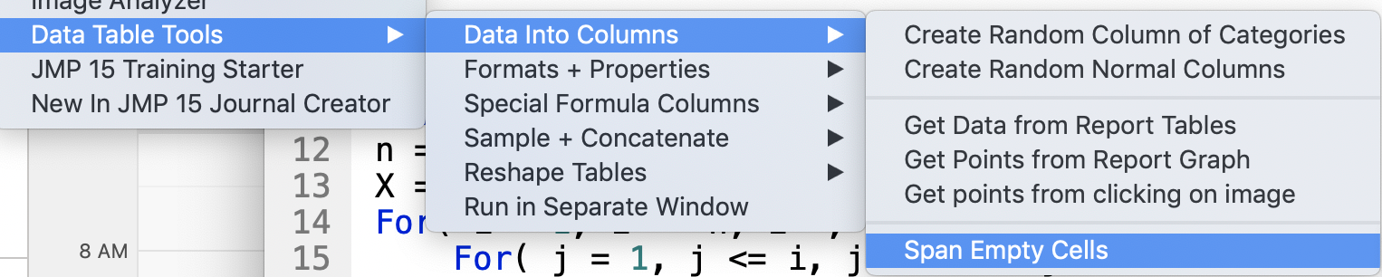 Solved: How to replace empty rows until next entry (and continue)? - JMP User Community