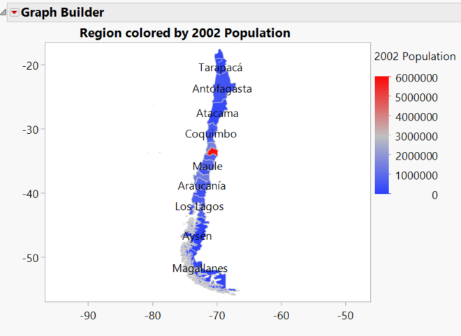 Custom Map Shape Files for the Regions and Provinces of Chile - JMP ...