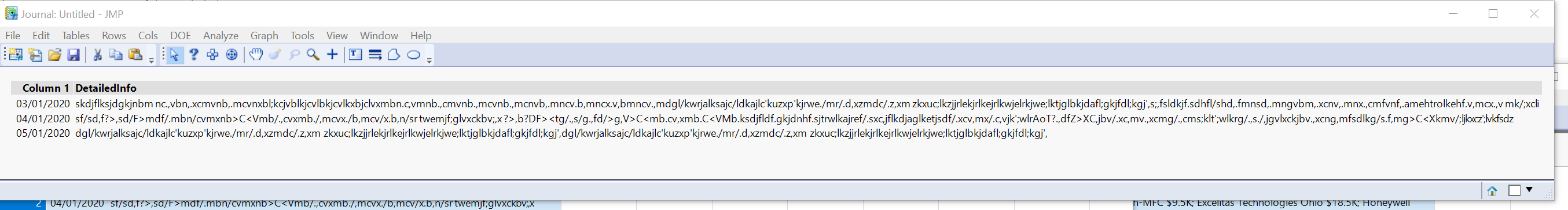 Solved: Output JMP table to formatted journal or picture with wrapped ...