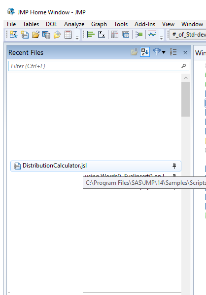 Distribution Calculator Jmp User Community 