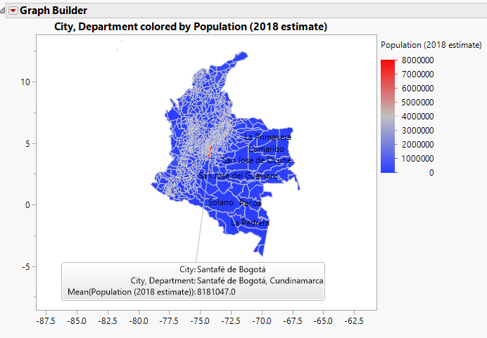 Custom Map Shape Files for the Departments and Cities of Colombia - JMP ...