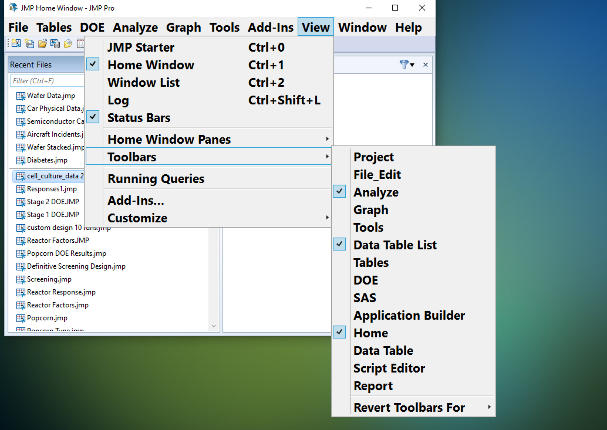 How Do I Make A Custom Toolbar Shortcut Can I Do It With A Cat Yes Jmp User Community