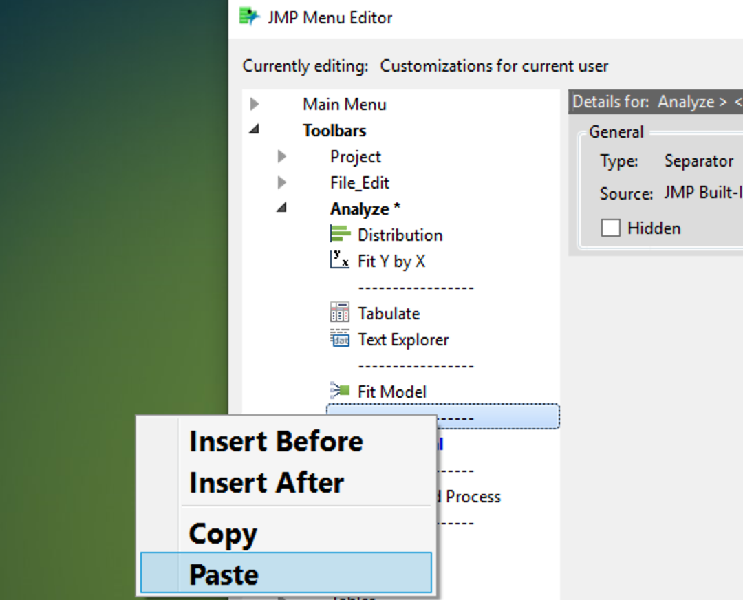 How do I... Make a Custom Toolbar Shortcut? Can I do it with a cat? Yes! - JMP User Community