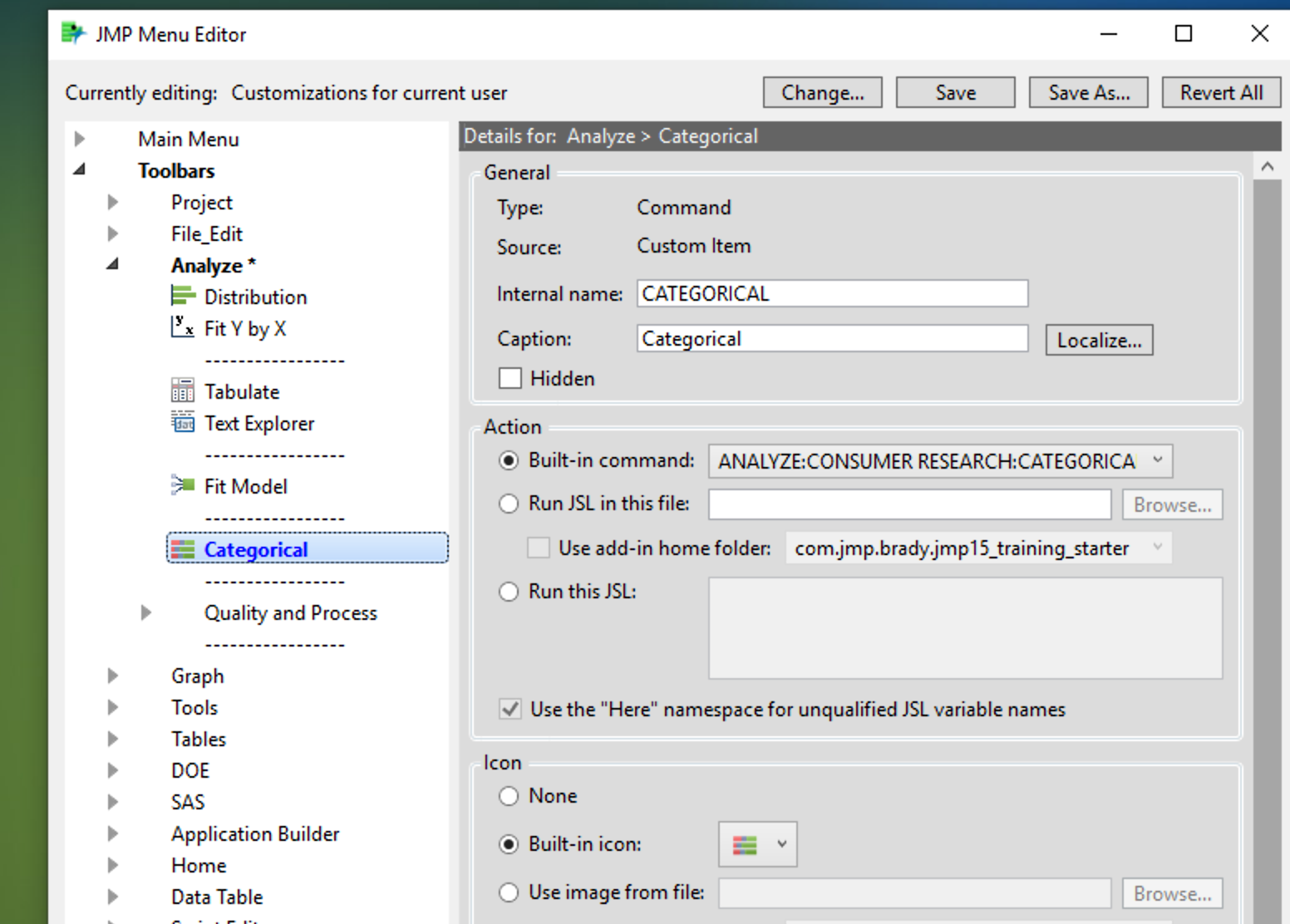 How do I... Make a Custom Toolbar Shortcut? Can I do it with a cat? Yes! - JMP User Community