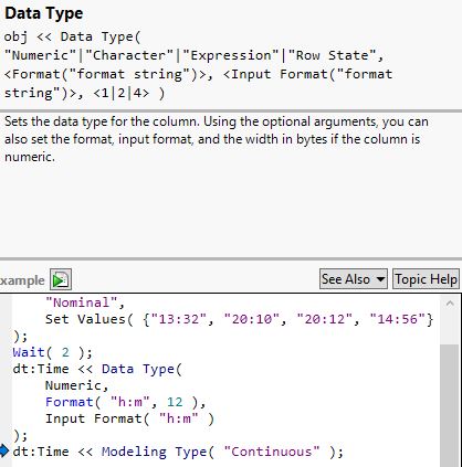 Solved: Change format to duration with script - JMP User Community