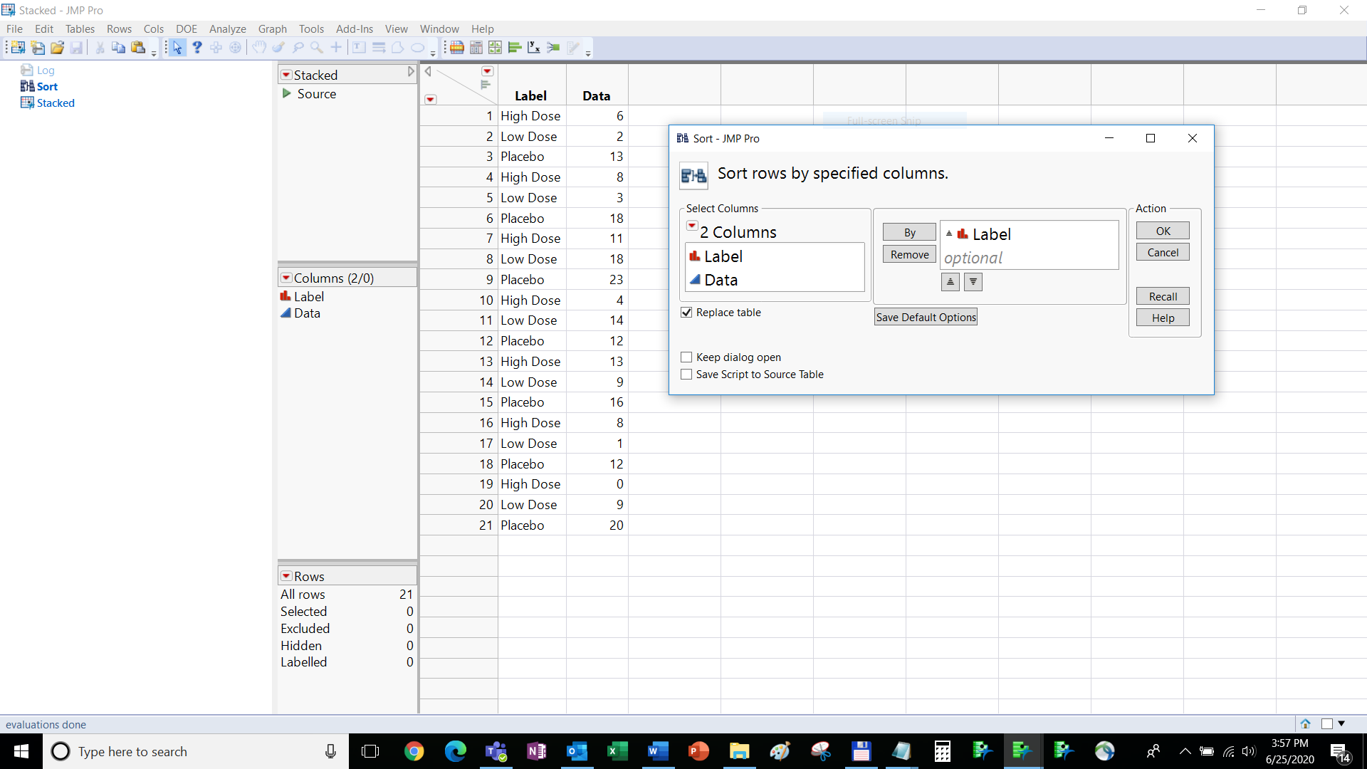 [JMP SEA] JMP on Tuesday Session #10 : Stack Columns - JMP User Community