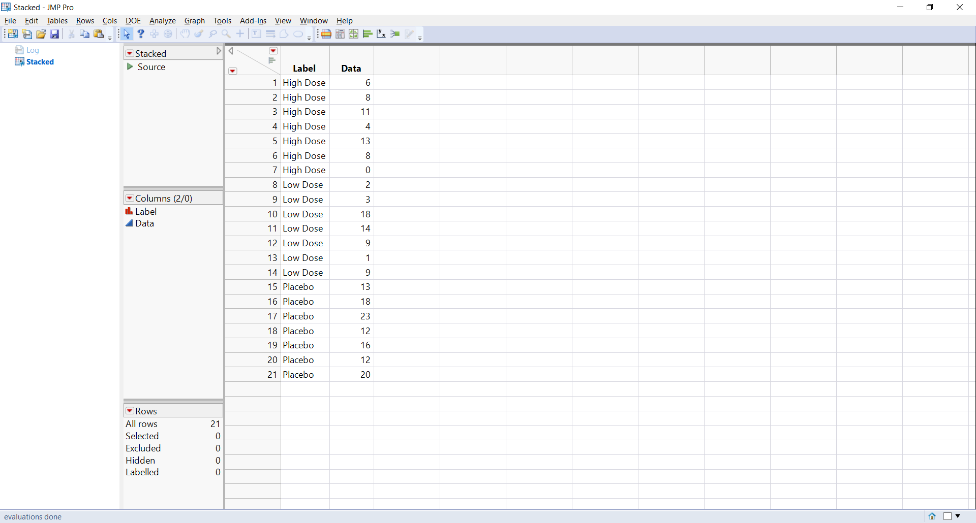 [JMP SEA] JMP on Tuesday Session #10 : Stack Columns - JMP User Community