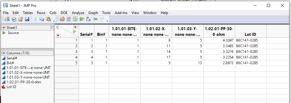 how to create a script to import xls to jmp - JMP User Community
