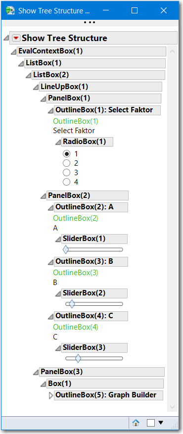 Solved: How to code radio buttons on interactive graph and unite into dashboard - JMP User Community