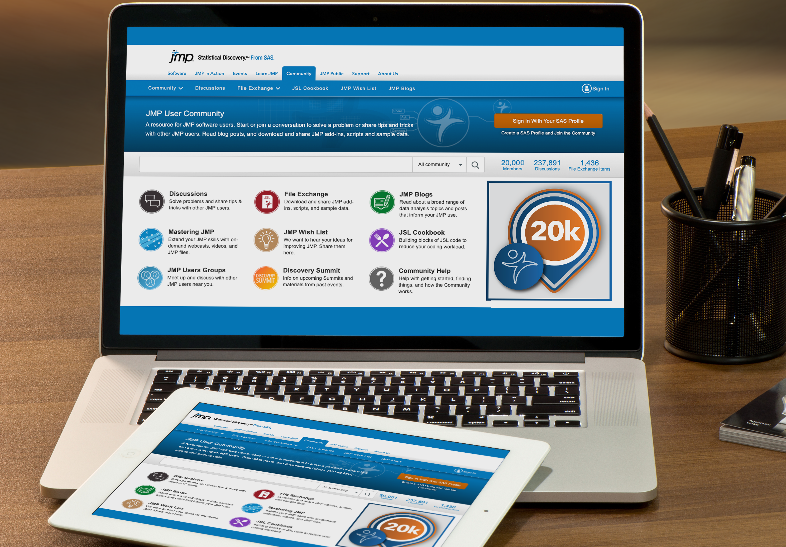 Celebrating 20,000 members in the Community - JMP User Community