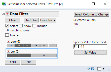 Solved: Saving a filter definition as a new column - JMP User Community
