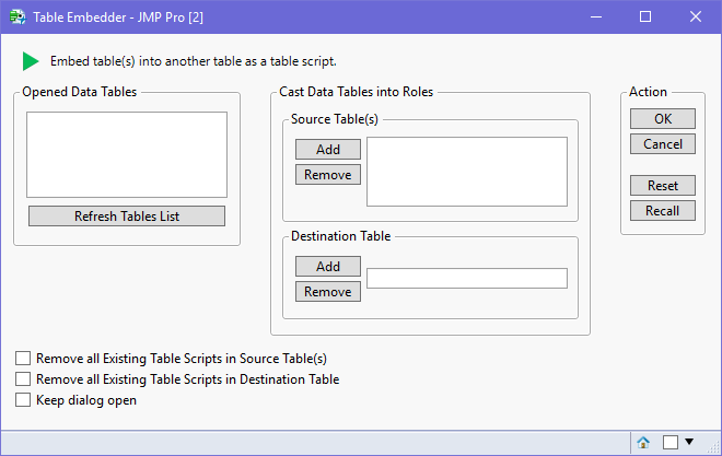 Table Embedder Add-In - JMP User Community