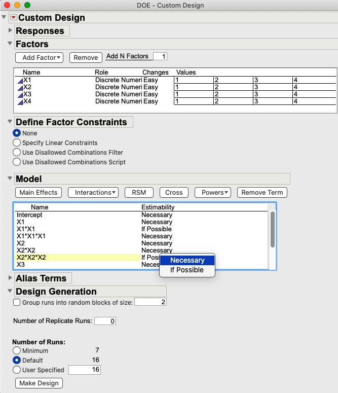 3rd power parameter DOE - JMP User Community