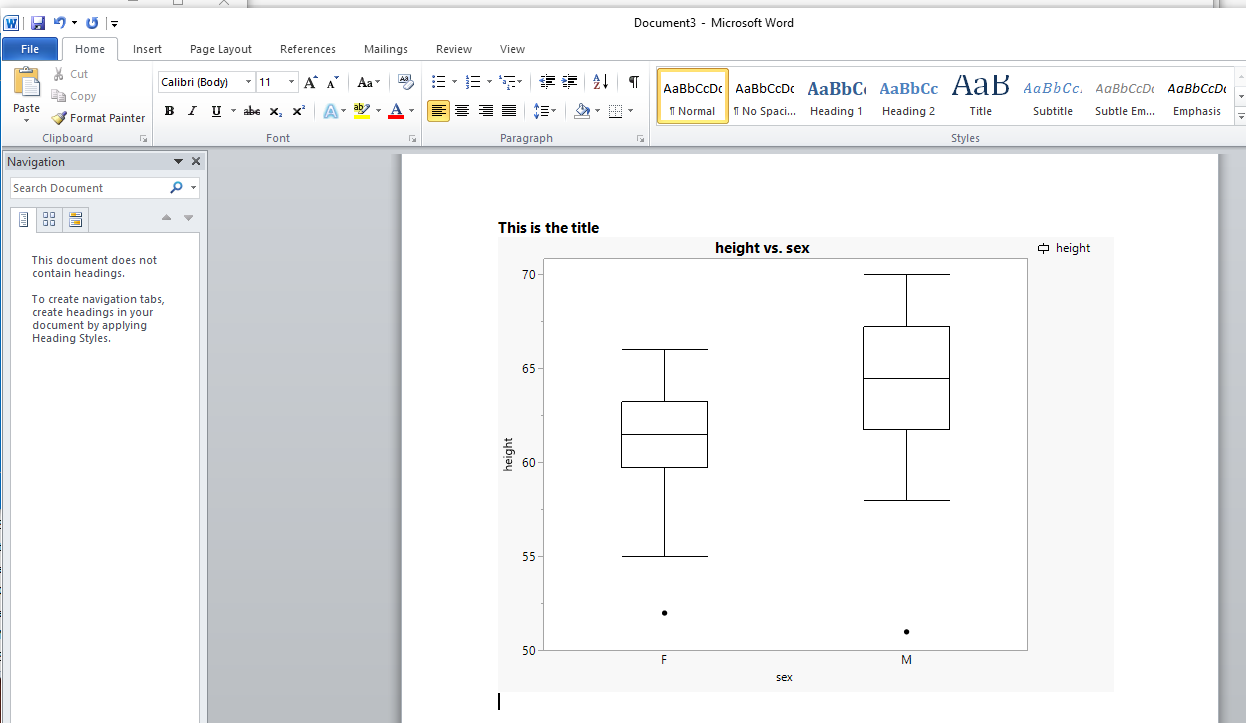 How do you add a title to a box plot? - JMP User Community