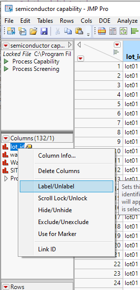 Labelling Data Points In Pca Biplot By A Characteristic Jmp User Community