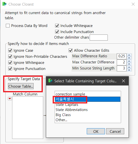 특정 단어주소 질병 이름 등가 잘 못 표기되었을 때 어떻게 데이터 전처리를 할 수 있을까요 Jmp User