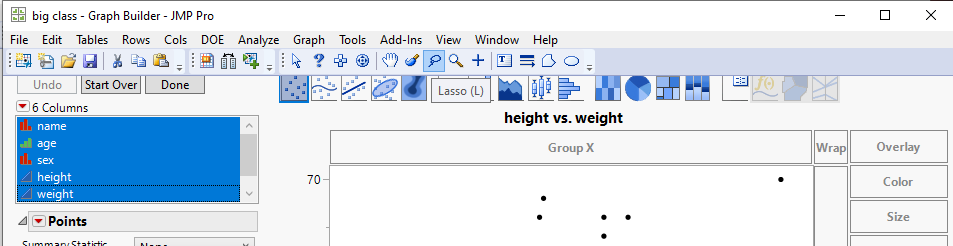 Solved: Adding line to split data on graph builder - JMP User Community