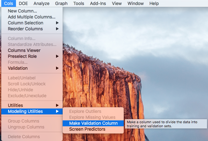 Solved Split Data Into Training And Validation Without Jmp Pro Jmp User Community