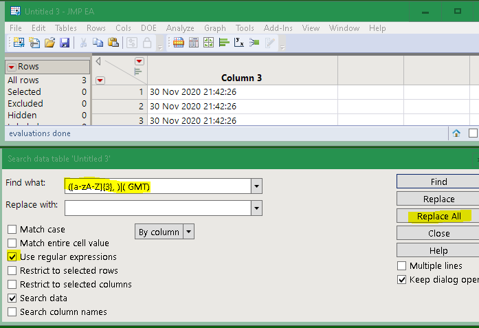 Convert character time to numeric continuous time - JMP User Community