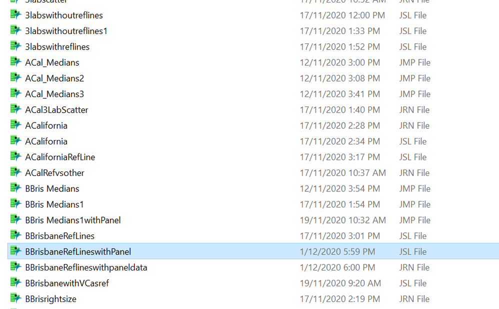 Solved: Different icons for JMP Files - JMP User Community