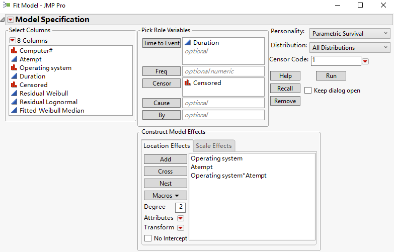 Solved Repeated Measures Survival Analysis Jmp User Community