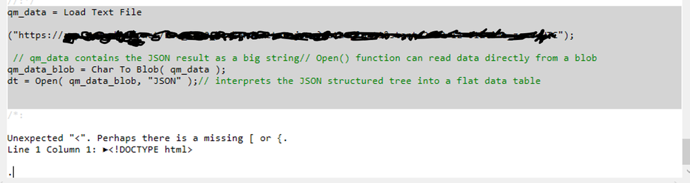 Solved: How to set-up REST-API Link in script / what changed...? - JMP ...