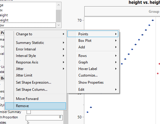 Box Plot and Scatter Plot on same graph - JMP User Community