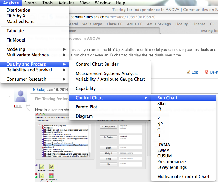 Solved: Testing for independence in ANOVA - JMP User Community