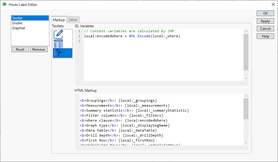 Solved: Fit Y by X graphlet in response screening platform - JMP User ...